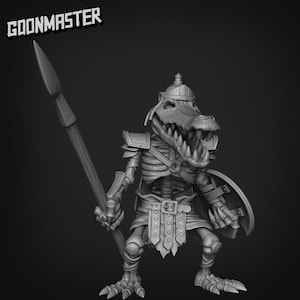 Skeleton Crocodile by Goon Miniatures for Dungeons and Dragons and ...