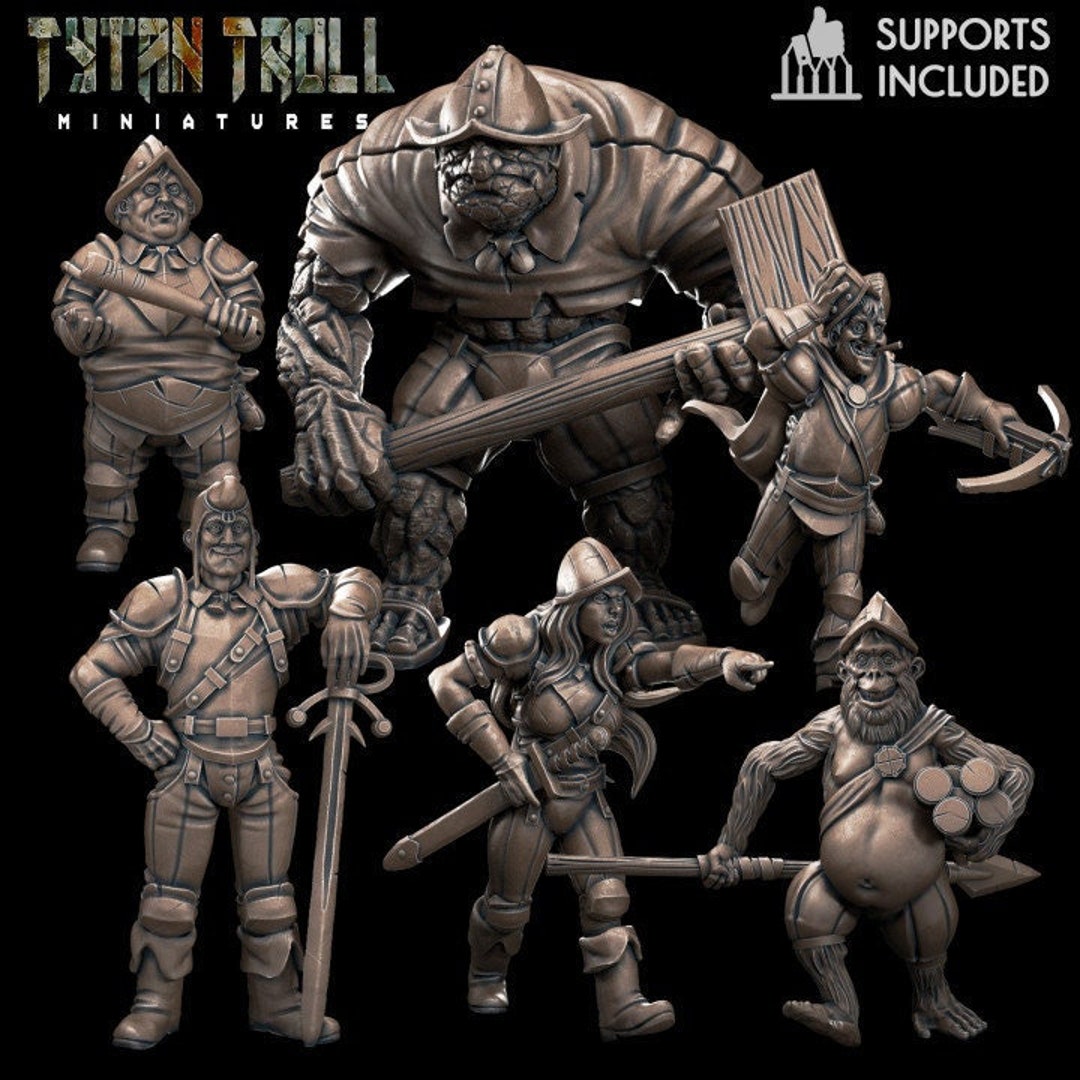 28/32mm, the Nightwatch!, Medium Miniatures, Tytantroll Minitures ...