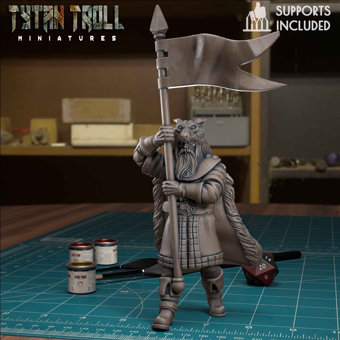 Northern Guards Miniatures Bundle, D&D Tabletop RPG, Tytantroll (28 ...