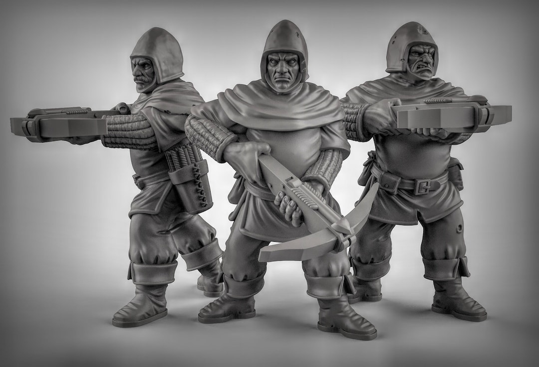 Town Guard Miniature, D&D City Militia, Tabletop RPG - Etsy