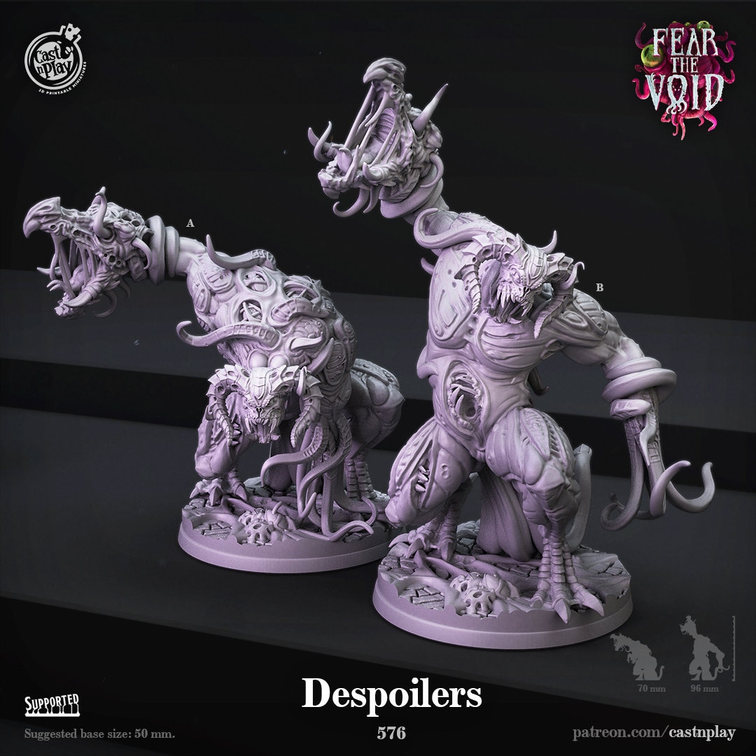 Despoilers Miniature | Fear the Void | 28mm-32mm | 3D Printed Resin ...