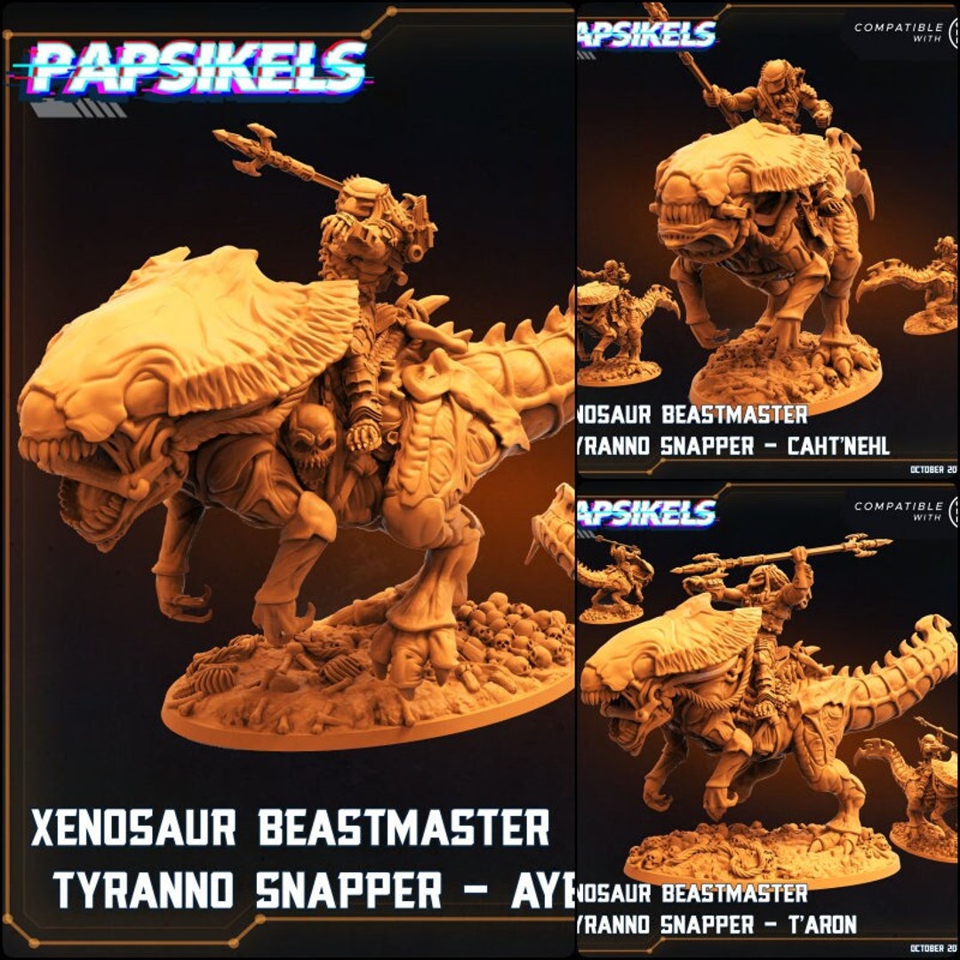 Alien Beastmaster Miniatures by Papsikels Miniatures Dnd, Dungeon and ...
