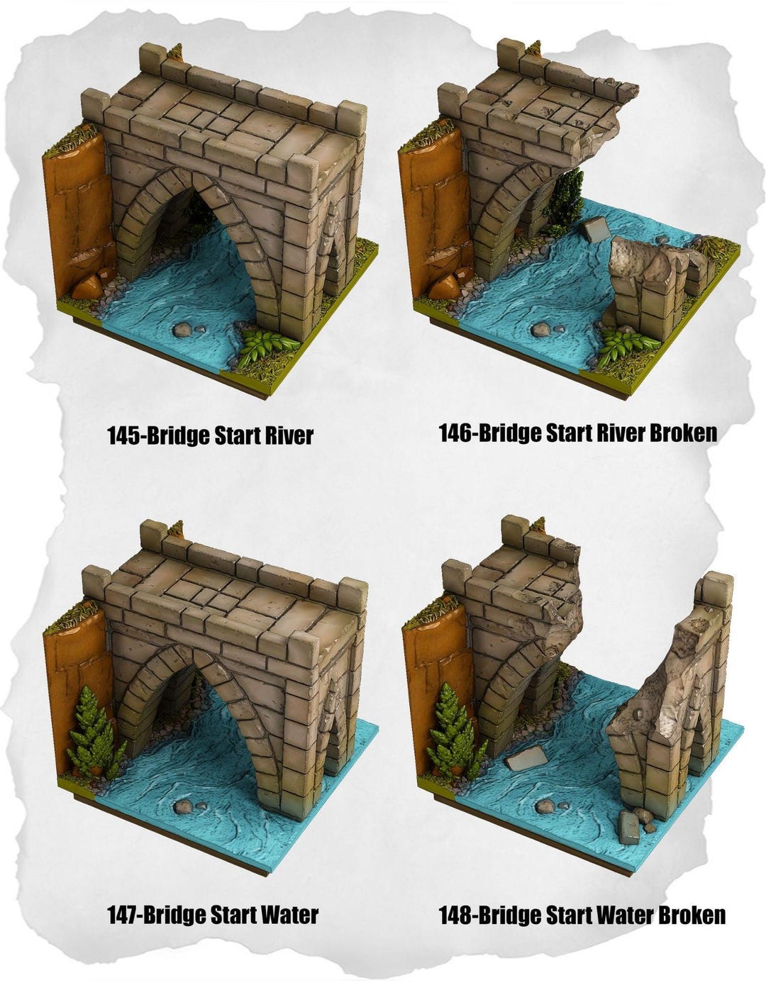 Highland Terrain – Bridge River Pack for Dnd Tiles - Etsy