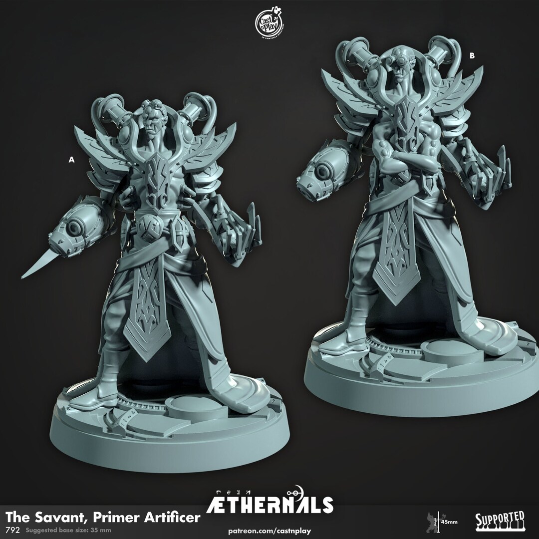 32mm, the Savant , Aethernals, Castnplay Miniatures , Role Playing ...