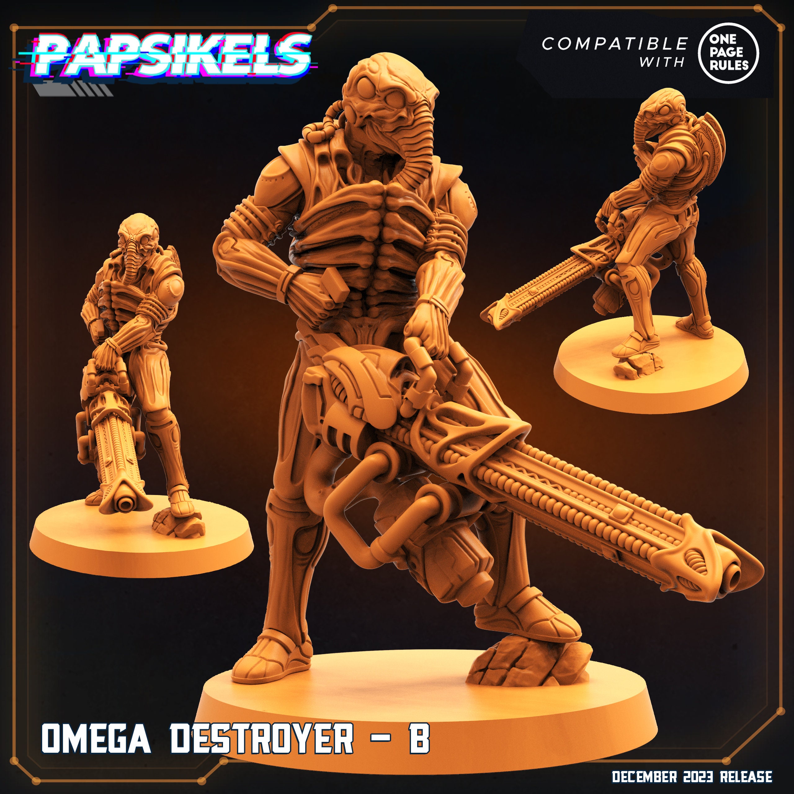 Omega Deystroyer Miniatures by Papsikels Miniatures Dnd, Dungeon and ...