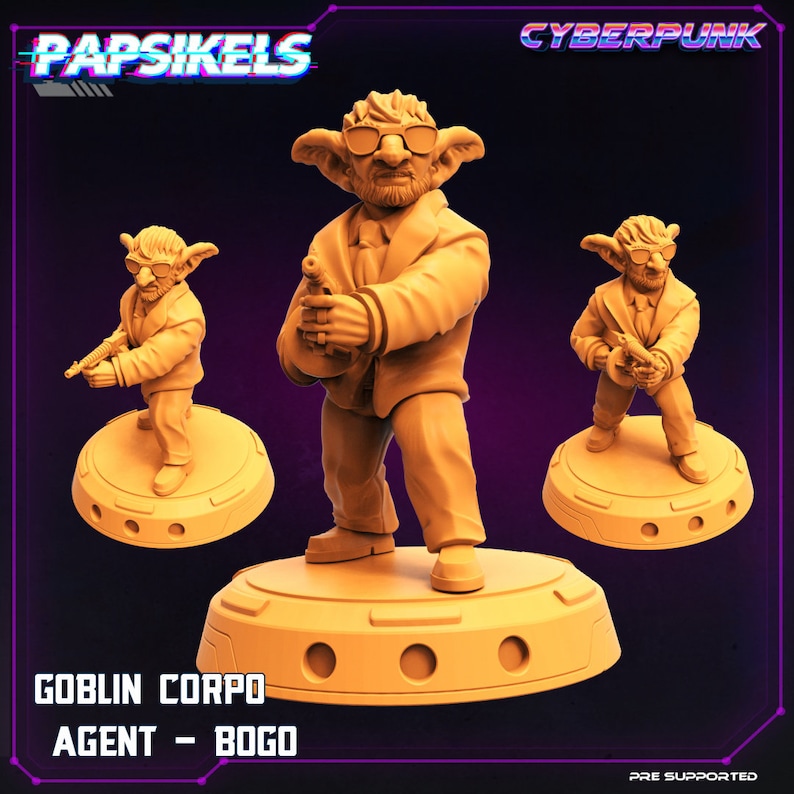 Goblin Heist Miniature, Grey Resin, Tabletop RPG, 28-32mm - Etsy
