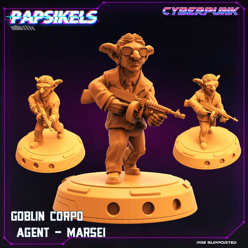 Goblin Heist Miniature, Grey Resin, Tabletop RPG, 28-32mm - Etsy