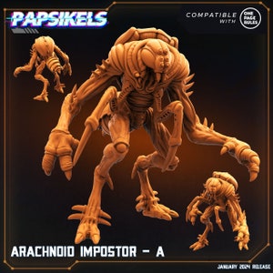 Arachnoid Imposter Miniatures | Sci-fi Alien Insect | 28mm-32mm | Resin ...