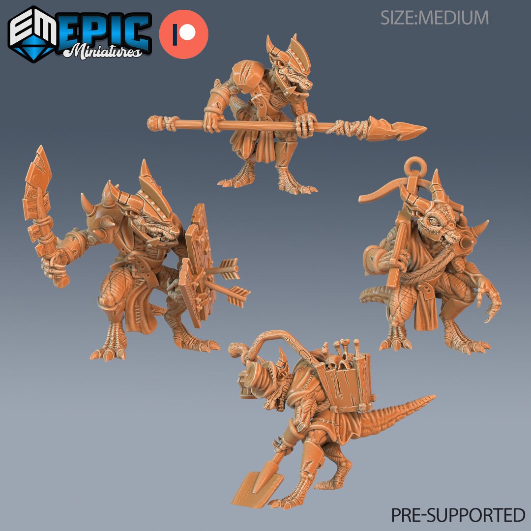 Kobold Elites, Medium Miniature, Epic Miniature, Dungeon and Dragons ...