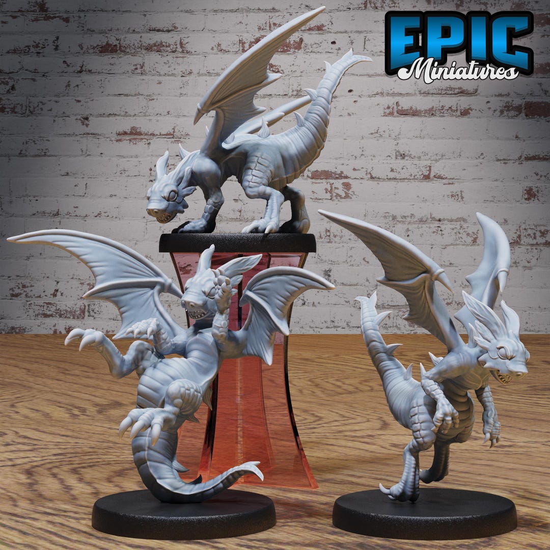 Light Dragon Miniature | 28mm & 32mm Scale Radiant Dragon for Dnd ...