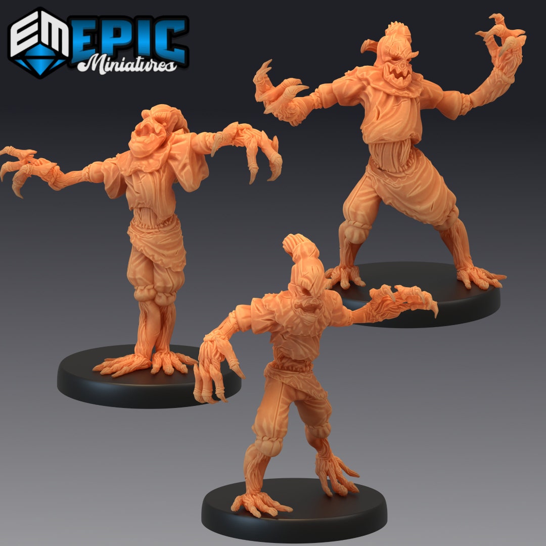Scarecrow 975-977, Medium Miniature, Epic Miniature, Dungeon and ...