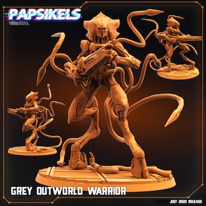 Outworld Alien Invader Miniatures by Papsikels Miniatures Dnd, Dungeon ...
