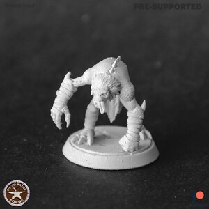Ghoul Miniature, D&D Tabletop RPG, 28/32mm – My3dprintforge - Etsy