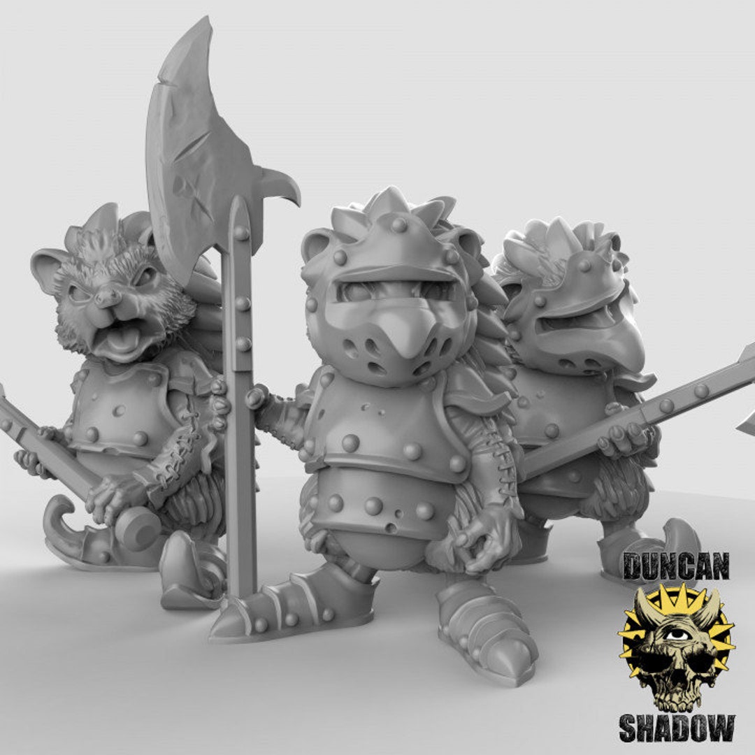 Hedgehog Spearmen, Hedgehog Warrior, Hedgehog Paladin, Hedgehog Guards ...