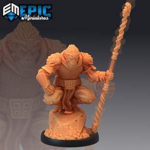 Monkey King 542-544, Medium Miniature, Epic Miniature, Dungeon and ...