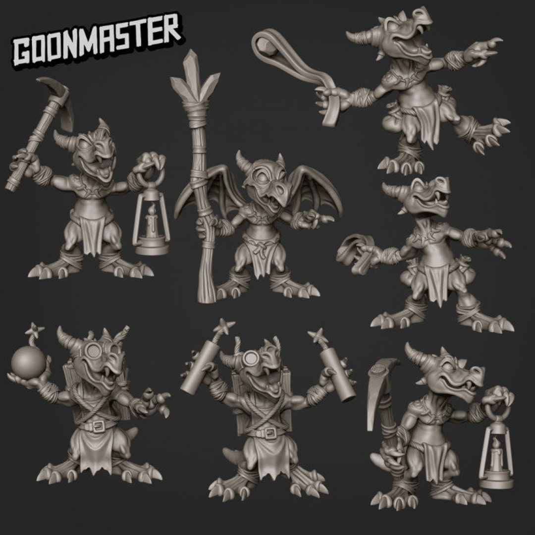 Kobold G0082-G0088 ,goon Master, Medium Miniature, Dungeon and Dragons ...
