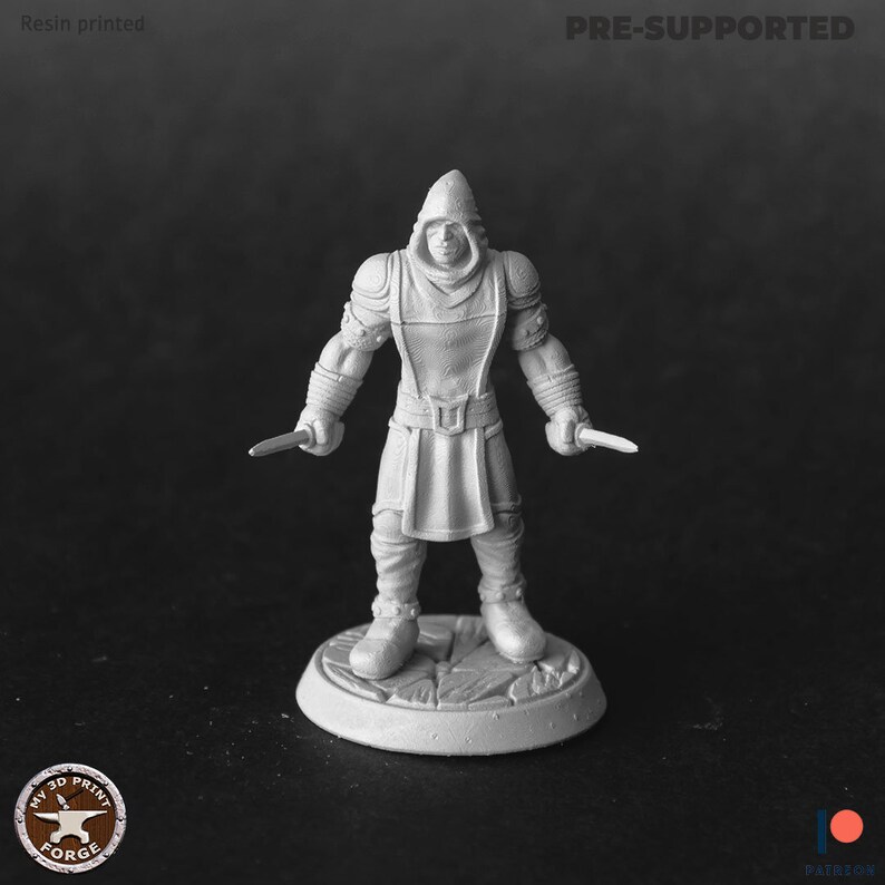 Interrogator Miniature | 28mm-32mm | Resin 3D Printed Cultist NPC | D&D ...