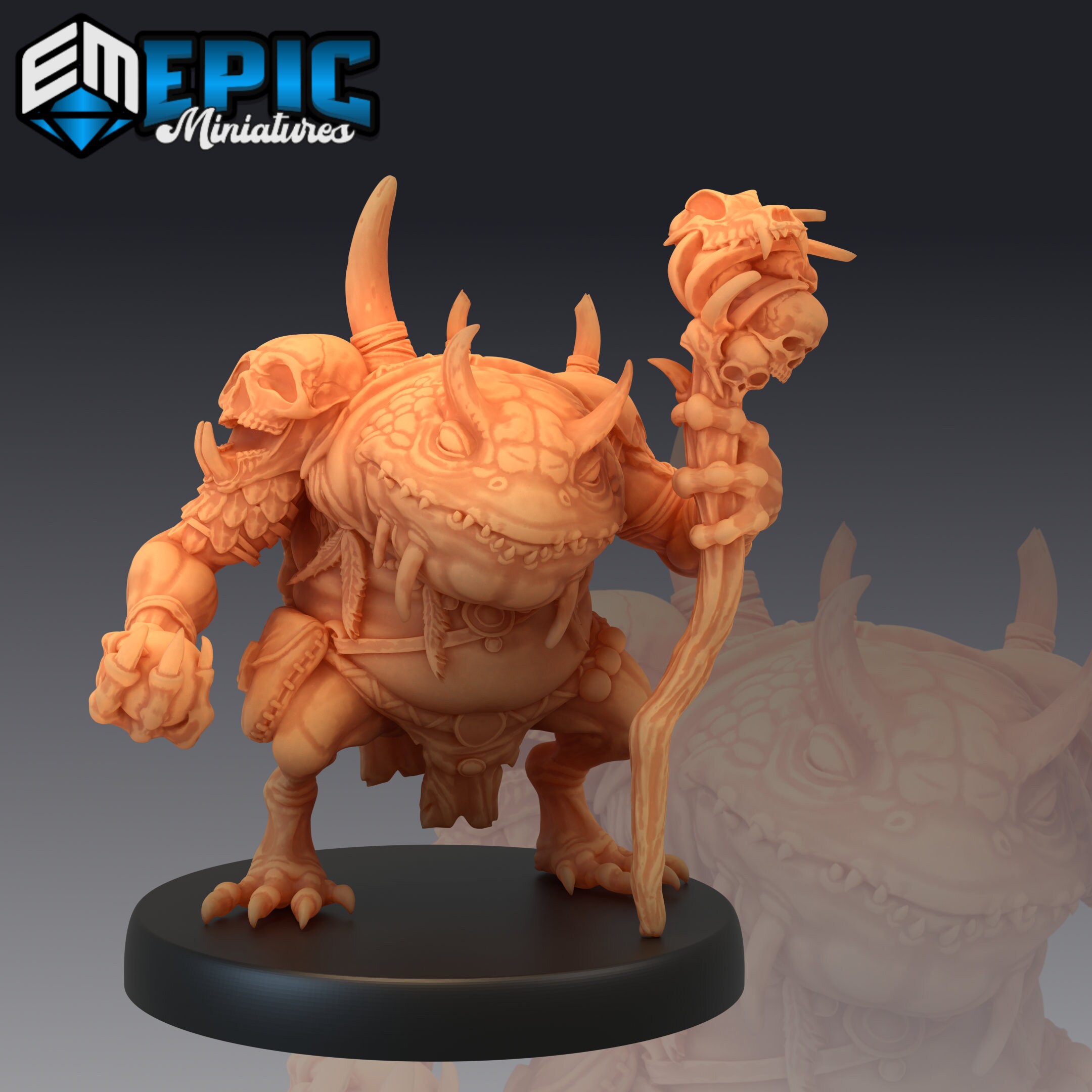 Chaos Toad Miniature Set | 28mm-32mm | 3D Printed Resin Chaos Toads ...