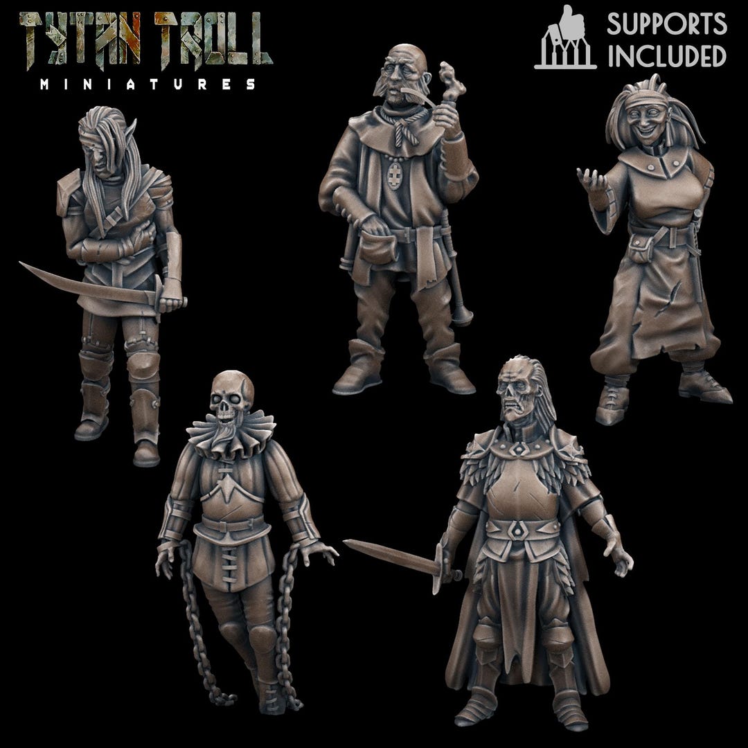 28/32mm, the Curse of Strahd Mini Pack 15 , Tytantroll Minitures ...