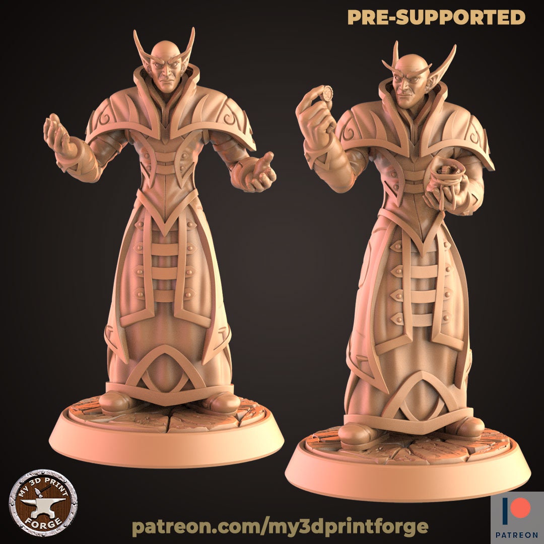 Elf Noble Man / Merchant, by My3dprintforge Dnd, Dungeon and Dragon ...