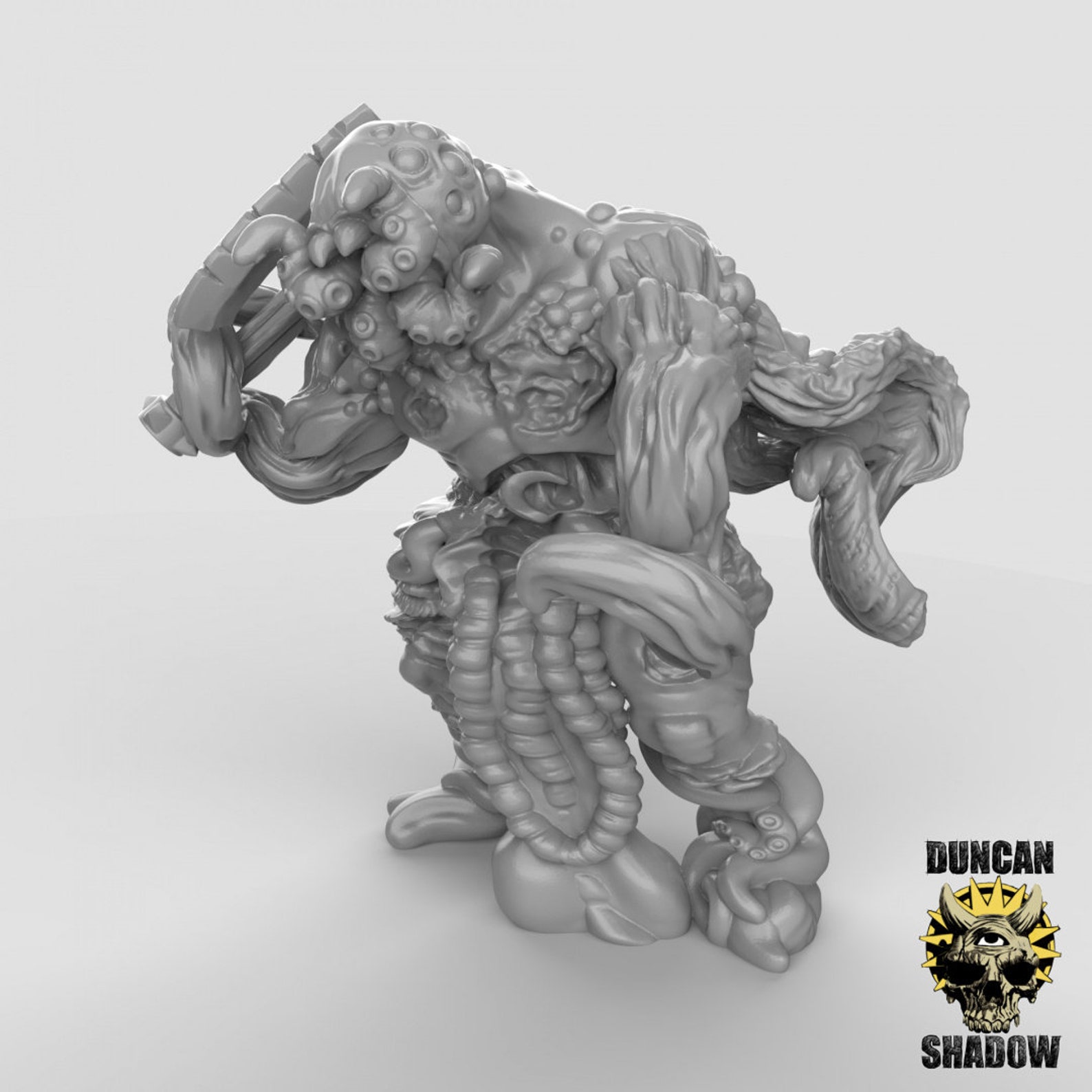 Plague Demon Miniatures, Duncan Shadow Dnd Zombie Monsters, 32mm Scale ...