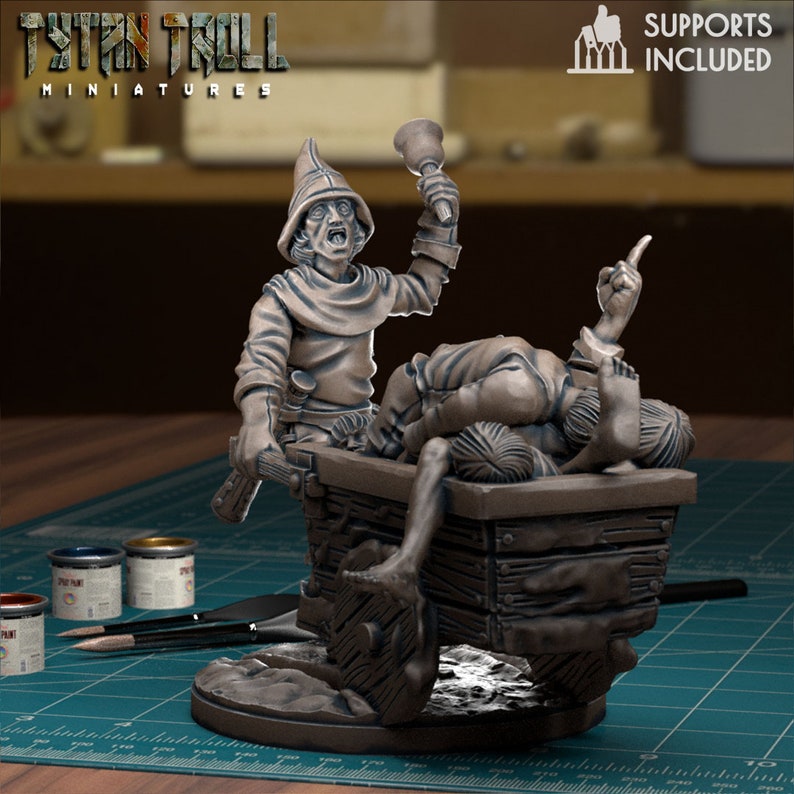 The Wholley Braille Miniature | Tabletop RPG, 28/32mm Scale – Tytan ...
