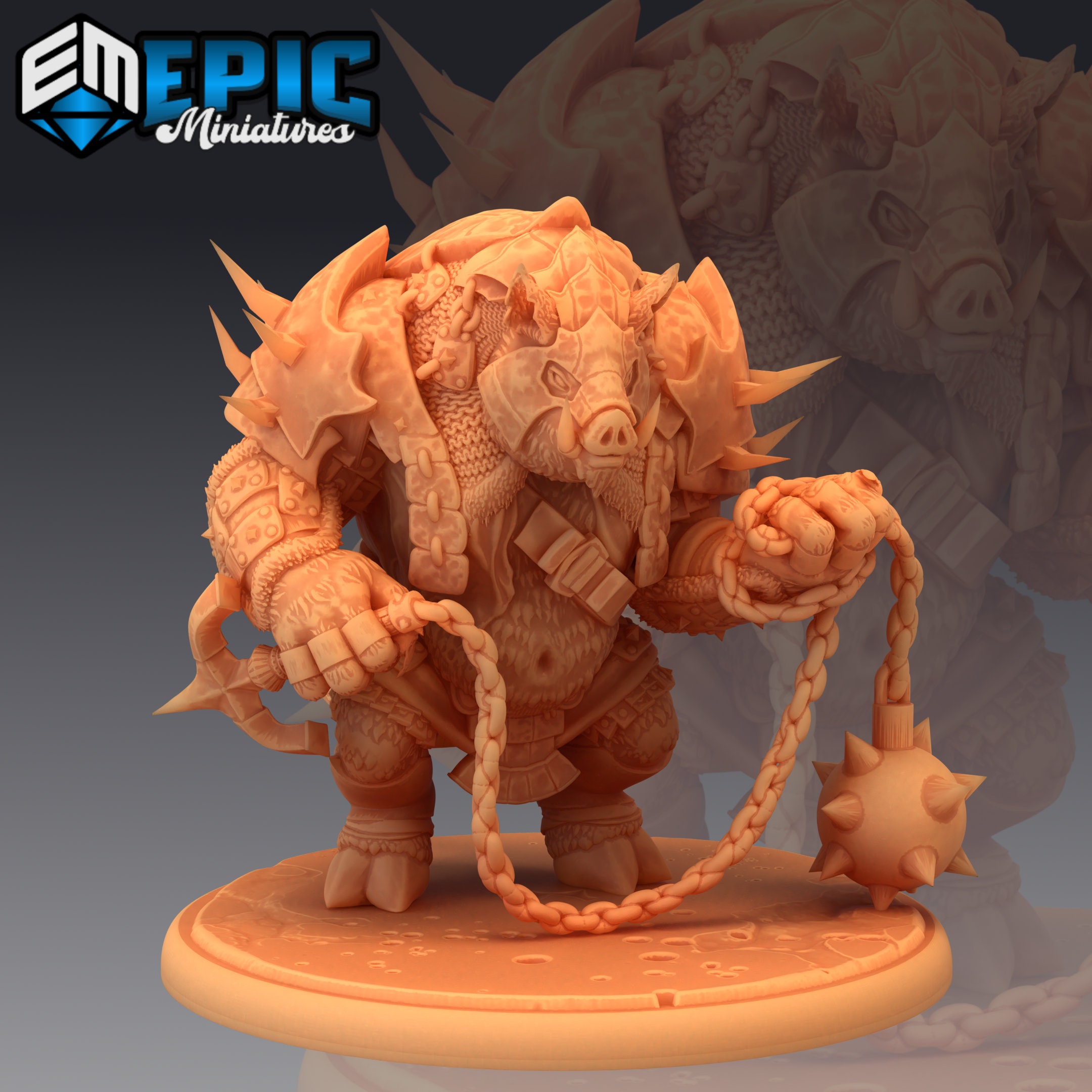 Pigserker Miniature Set | 28mm-32mm | 3D Printed Resin Pigserker ...