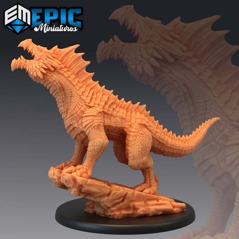Green Guard Drake Miniature, Large Resin Monster Pack, RPG Dnd - Etsy