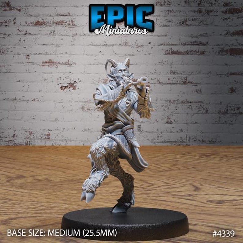 Satyr Miniature | Mischievous Fae Creature for Tabletop Rpgs - Etsy Canada