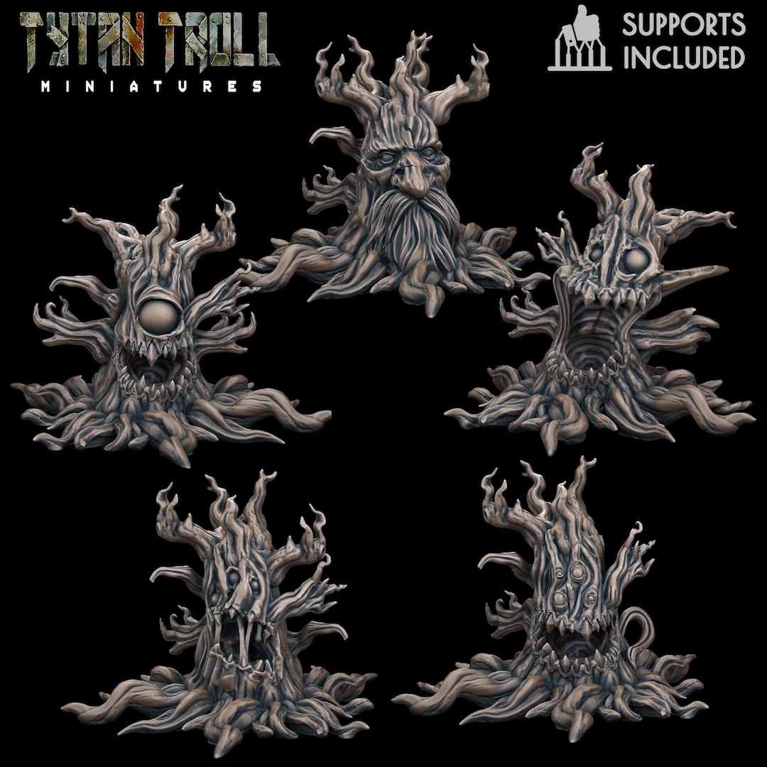 28/32mm, the Haunted Tree Bundle , Tytantroll Minitures, Dungeon and ...