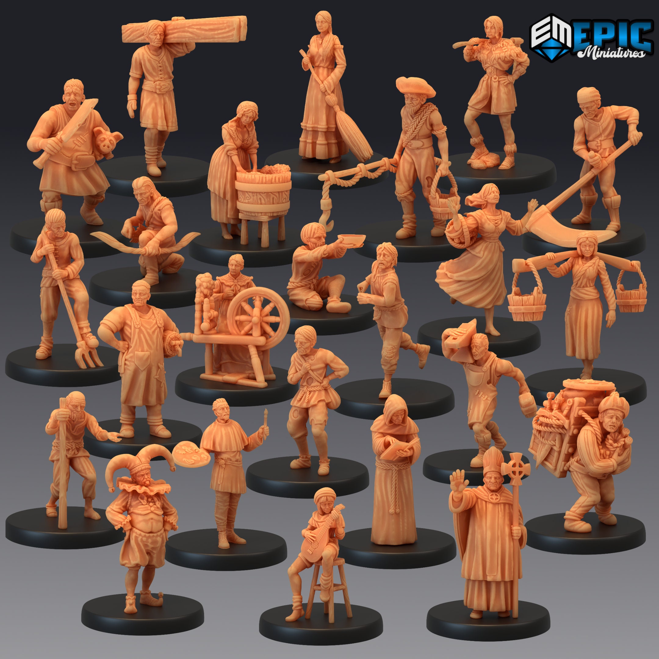 EPIC NPC Bundle Deal Medium Miniatures Epic Miniature - Etsy Finland