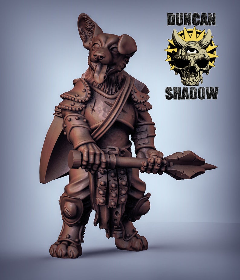 Corgi Folk Miniature Set | 28mm-32mm | 3D Printed Resin Corgi Dogfolk ...