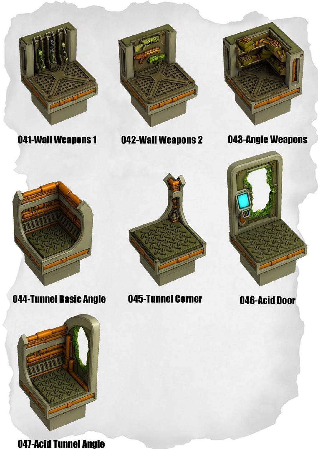 Sci-fi Terrain – Armory & Tunnel Pack for RPG Tiles - Etsy UK