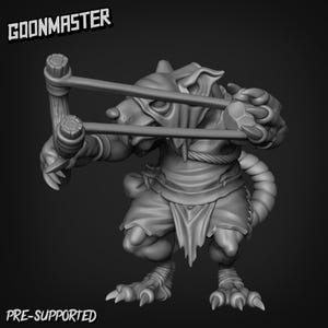 Ratfolk Ranger Miniature for 28mm and 32mm Scale Games - Dungeons and ...