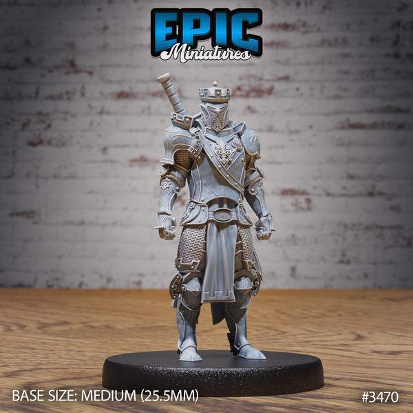 Tower Knight / Paladin Knight / Holy Warrior Miniature | 28mm & 32mm ...