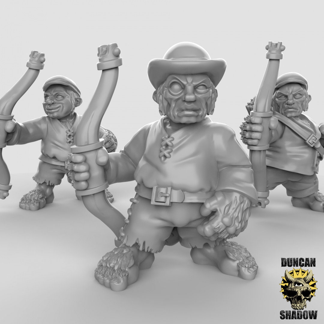 Halfling Rabble With Bows, by Duncan Shadow Dnd, Dungeon and Dragon ...