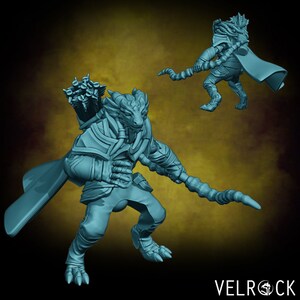 Dragonborn Mounted Rider Set 2 Miniatures Designed by Velrock ...