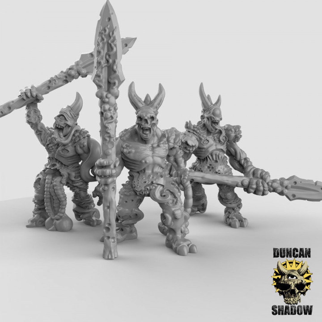 D0210-D0212 Duncan Shadow, Dnd Plague Spearmen, Plague Zombies, Human ...