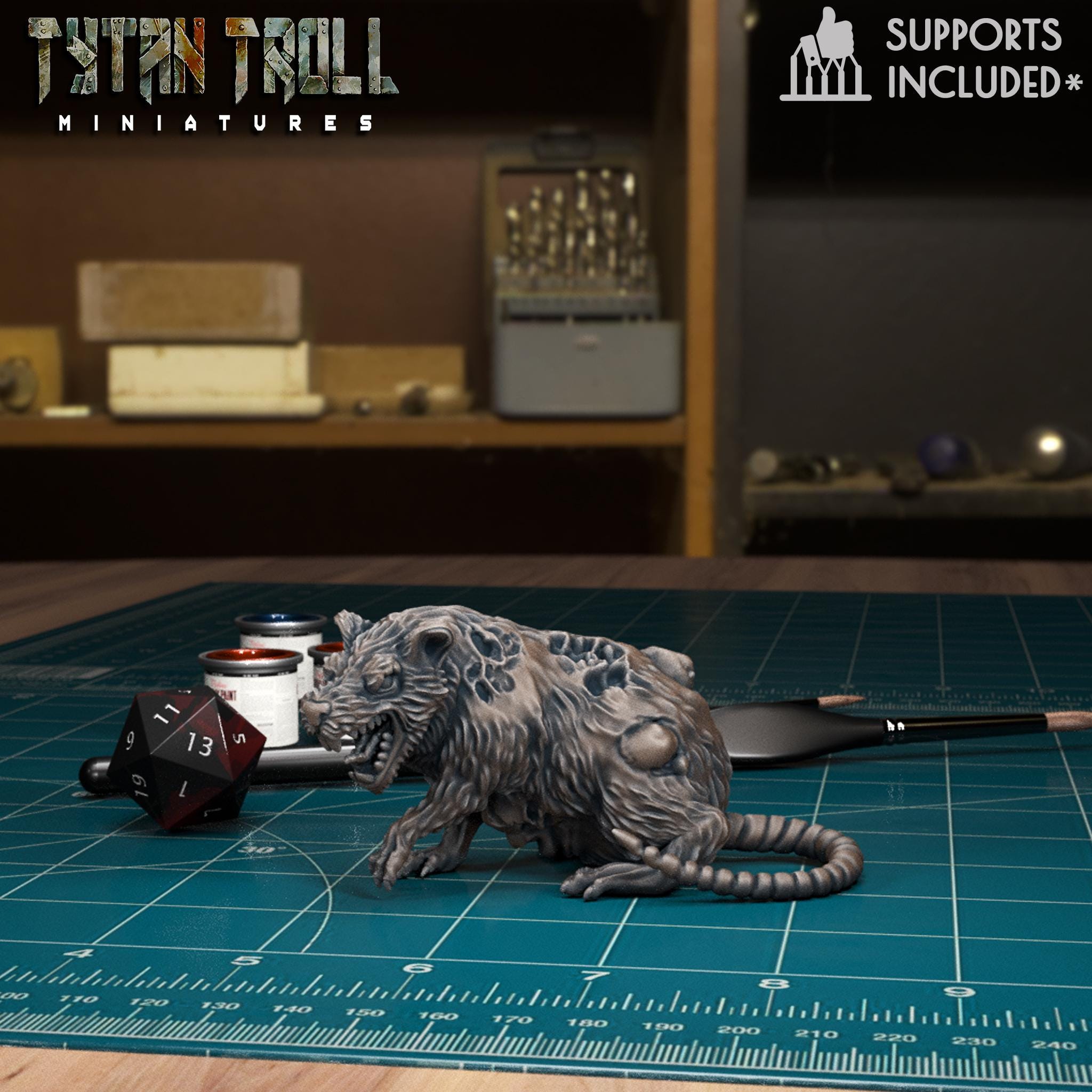 28/32mm, the Giant Plague Rat Bundle, Miniatures, Tytantroll Minitures ...