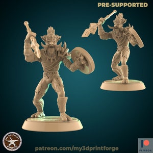 Troll Tribe Miniatures Set 4, by My3dprintforge Dnd, Dungeon and Dragon ...