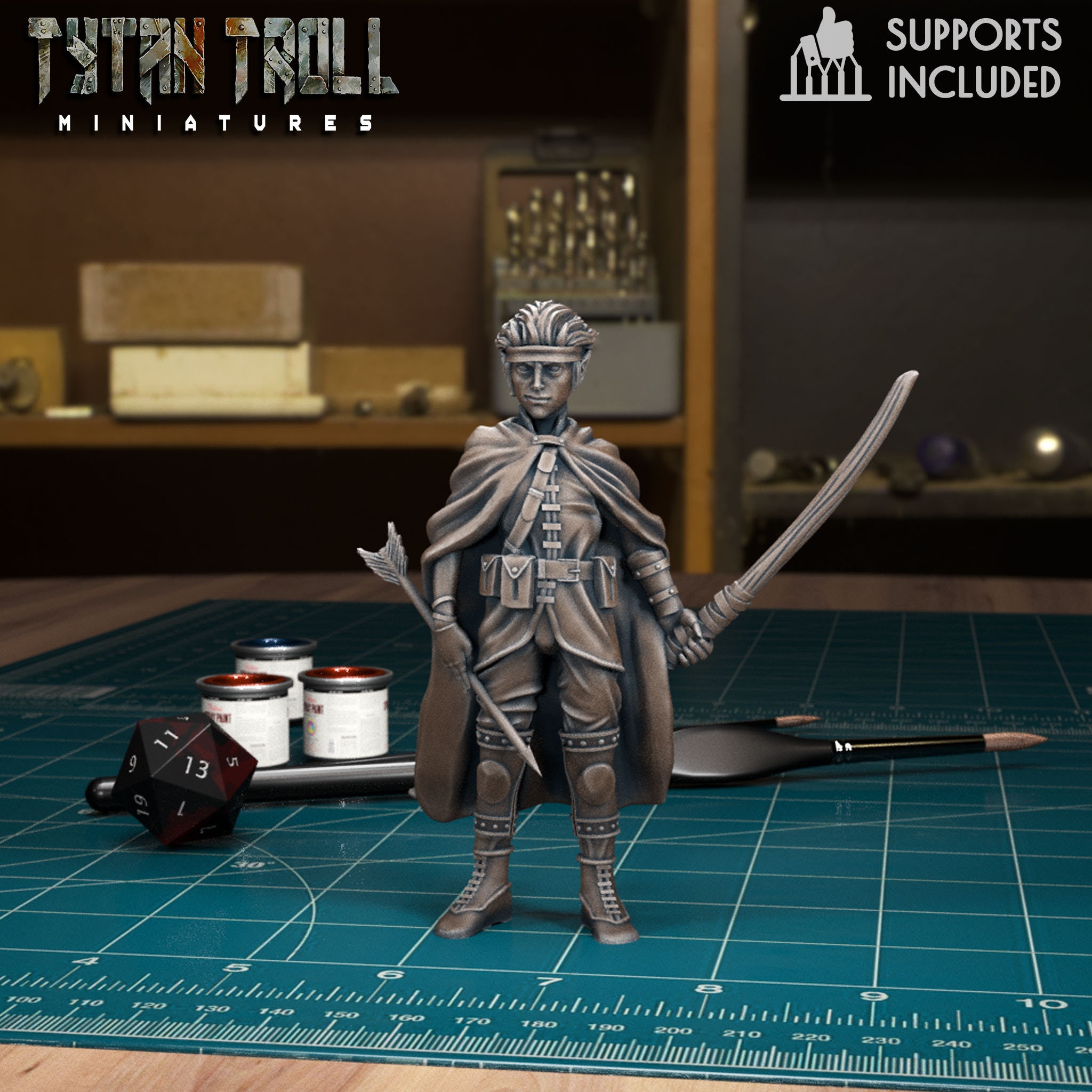 28/32mm Ranger Heroes of the Races , Medium Miniatures, Tytantroll ...