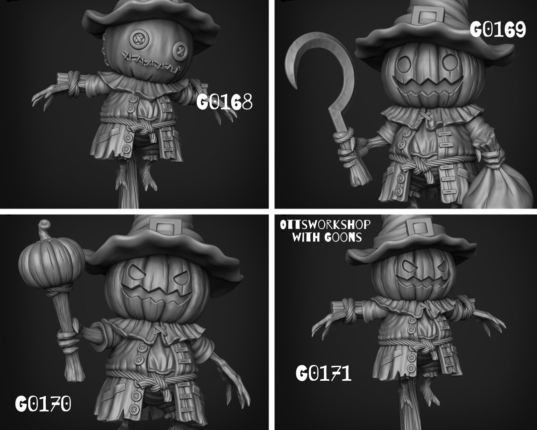 Fantasy Scarecrow Miniature for Dungeons and Dragons and Tabletop ...