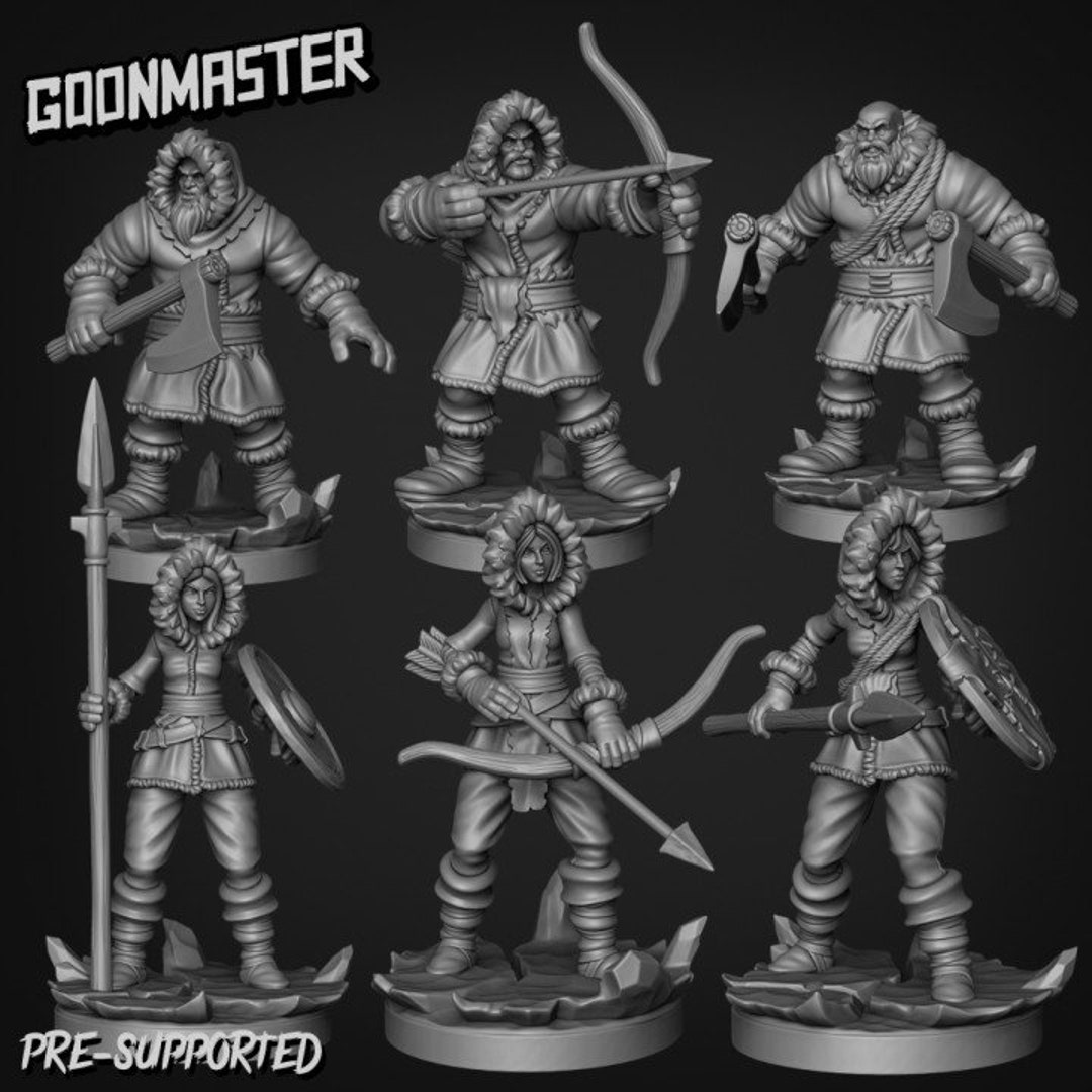 Frozen Tribe G0063-G0038 ,goon Master, Medium Miniature, Dungeon and ...