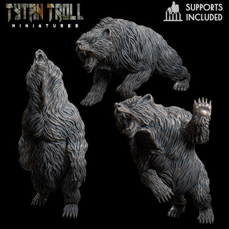 Wild Bear Pack Miniatures, D&D Tabletop RPG, Tytantroll (28/32mm ...
