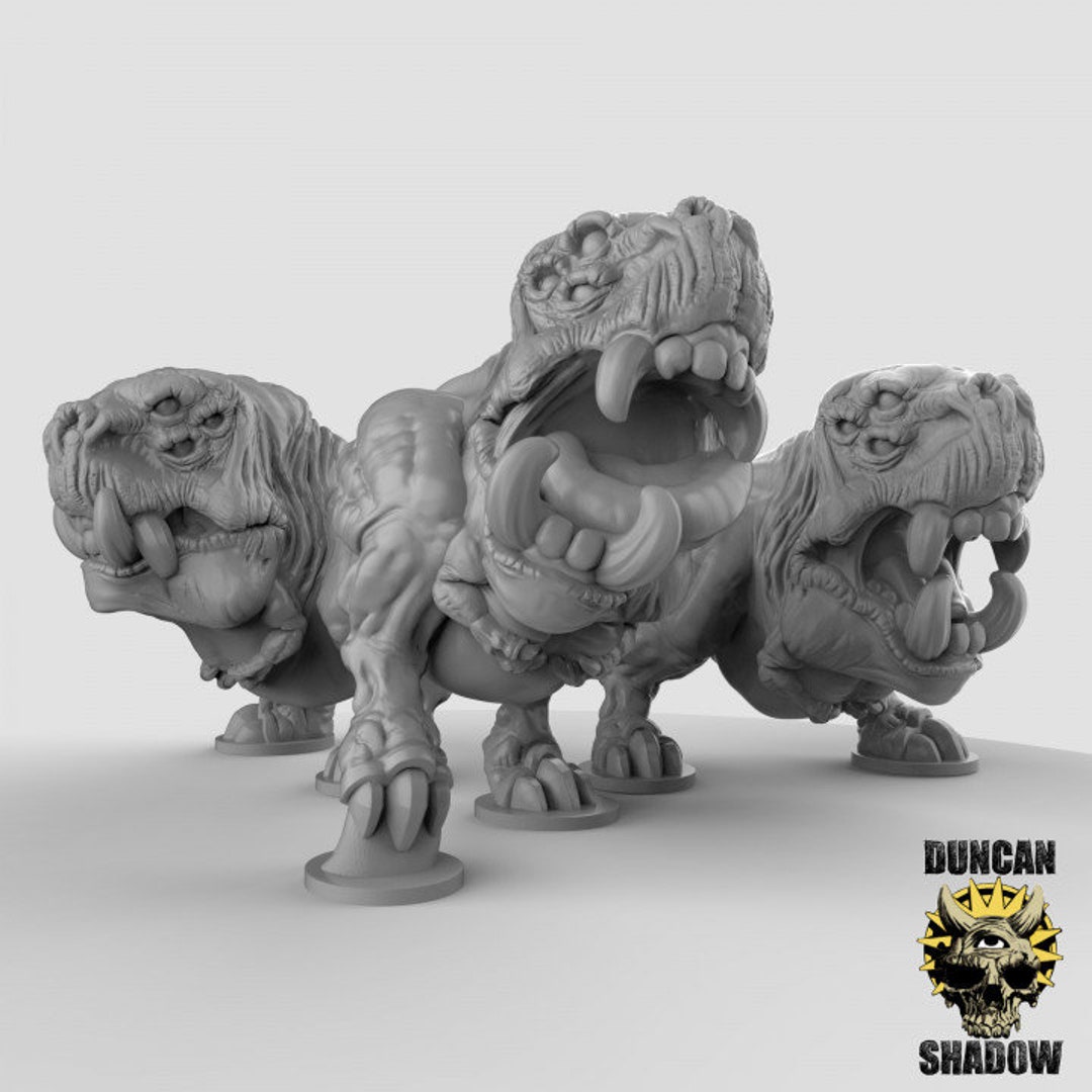 Goblin Hound Rider Miniature | 28mm-32mm | 3D Printed Resin Goblin ...