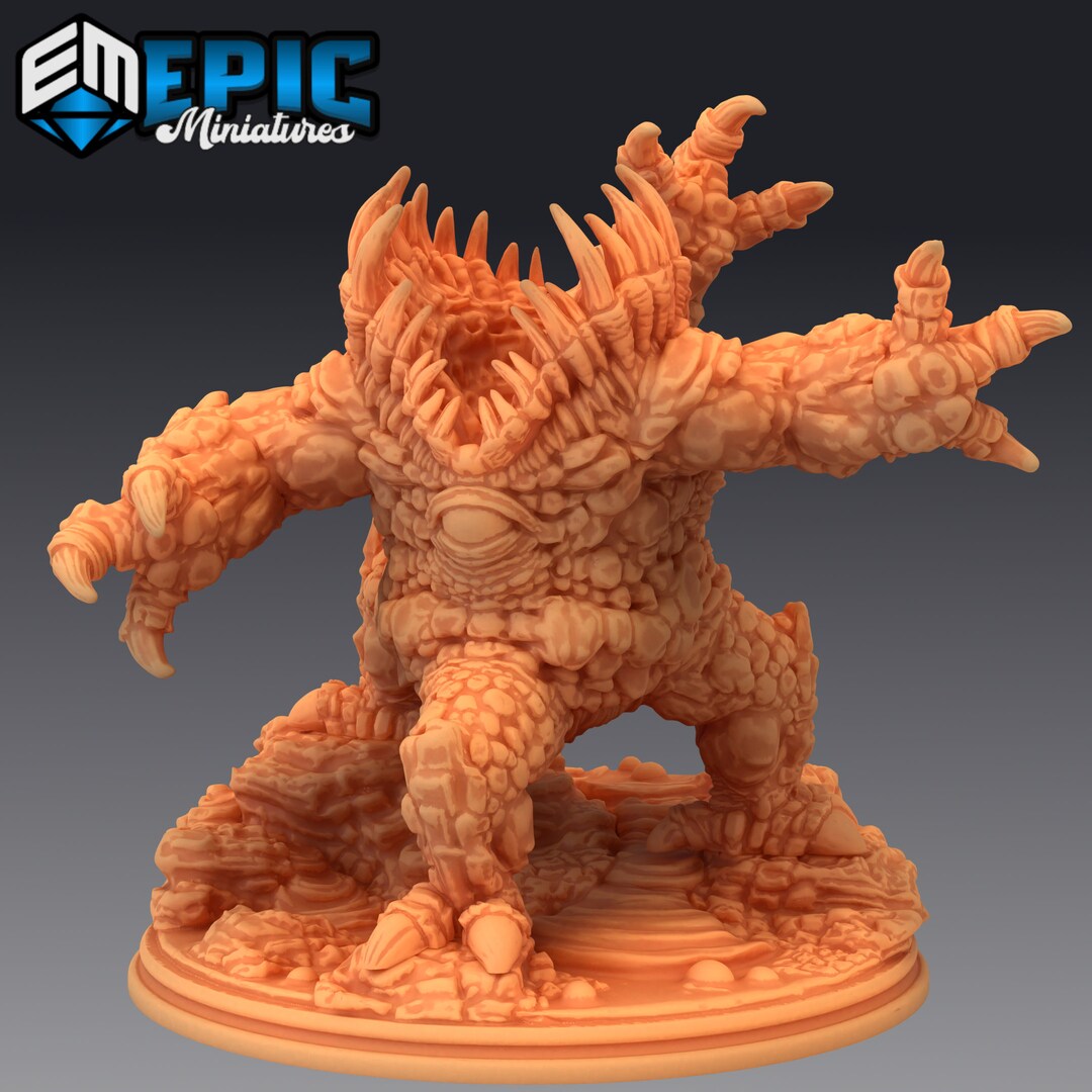 Gem Devourer Miniature Set | 28mm-32mm | 3D Printed Resin Gem Devourer ...