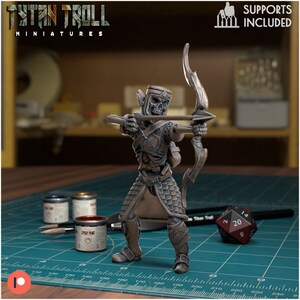 28/32mm, the Crypt Skeleton Bundle, Medium Miniatures, Tytantroll ...