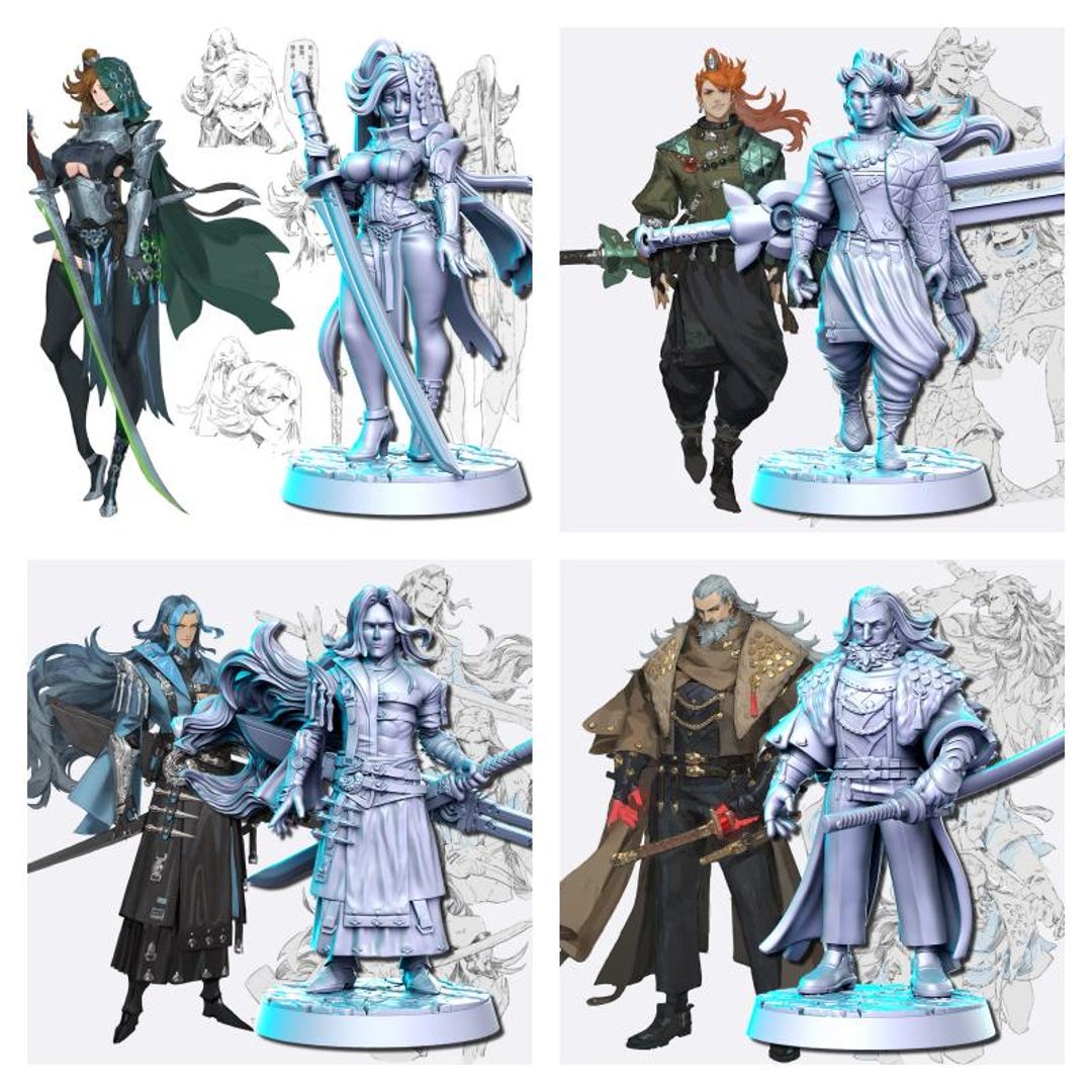 32mm,28mm, Neo Warriors Pack 3, Neokingdom 1-4, RN Estudio , Role ...