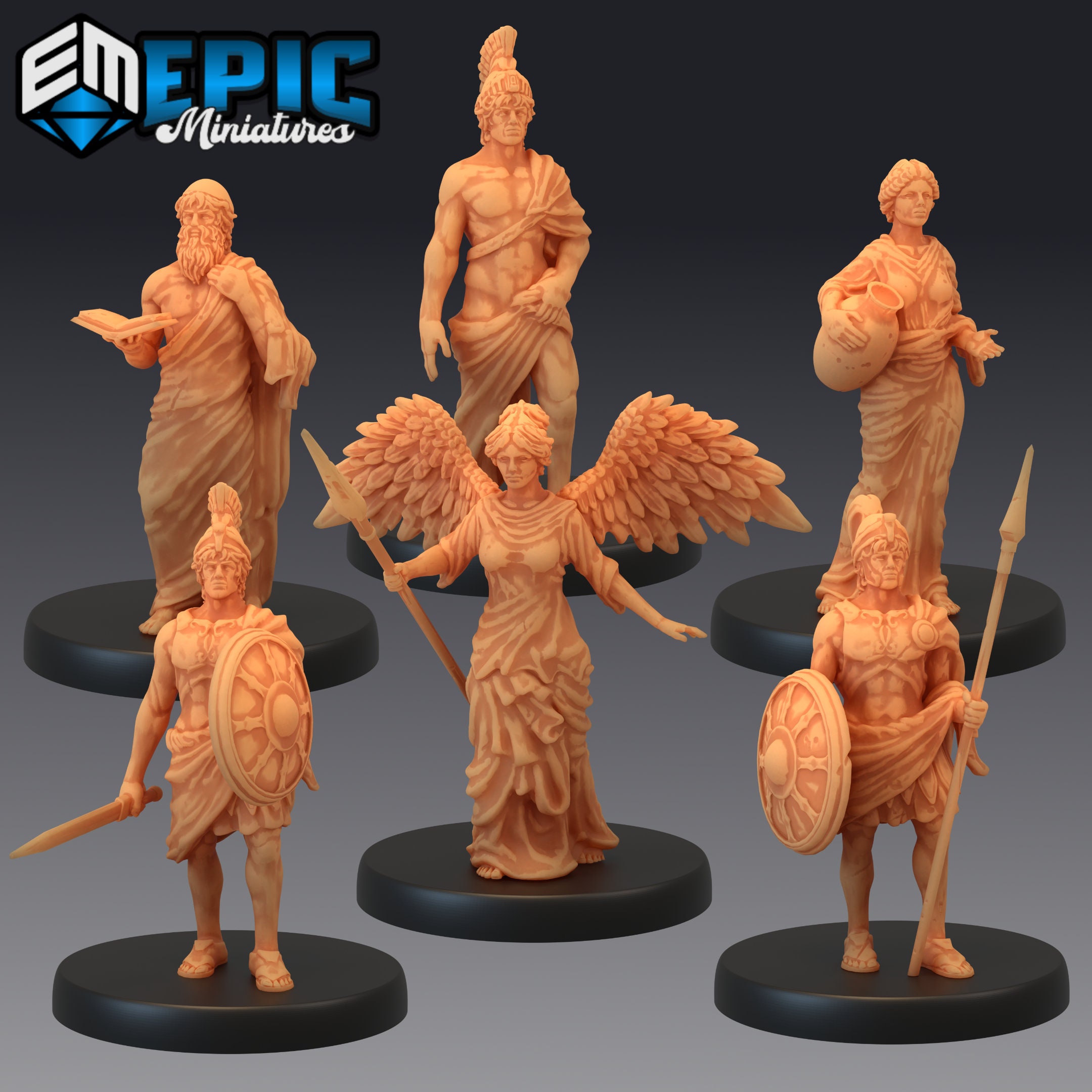 Arena Statues 582A-F Medium Miniature Epic Miniature - Etsy
