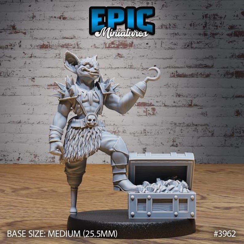 Kobold Bounty Hunter Crew Miniature Set | 28mm-32mm | 3D Printed Resin ...